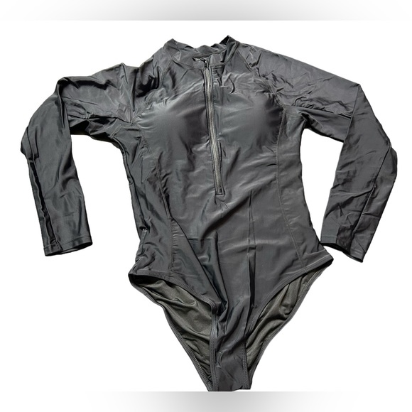 Daci | Swim | Daci Womens Rash Guard Long Sleeve Piece Swimsuit Zipper ...